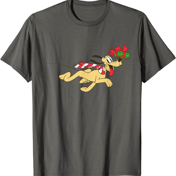 Tops | Disney Vintage Pluto Running Holiday Tshirt | Poshmark